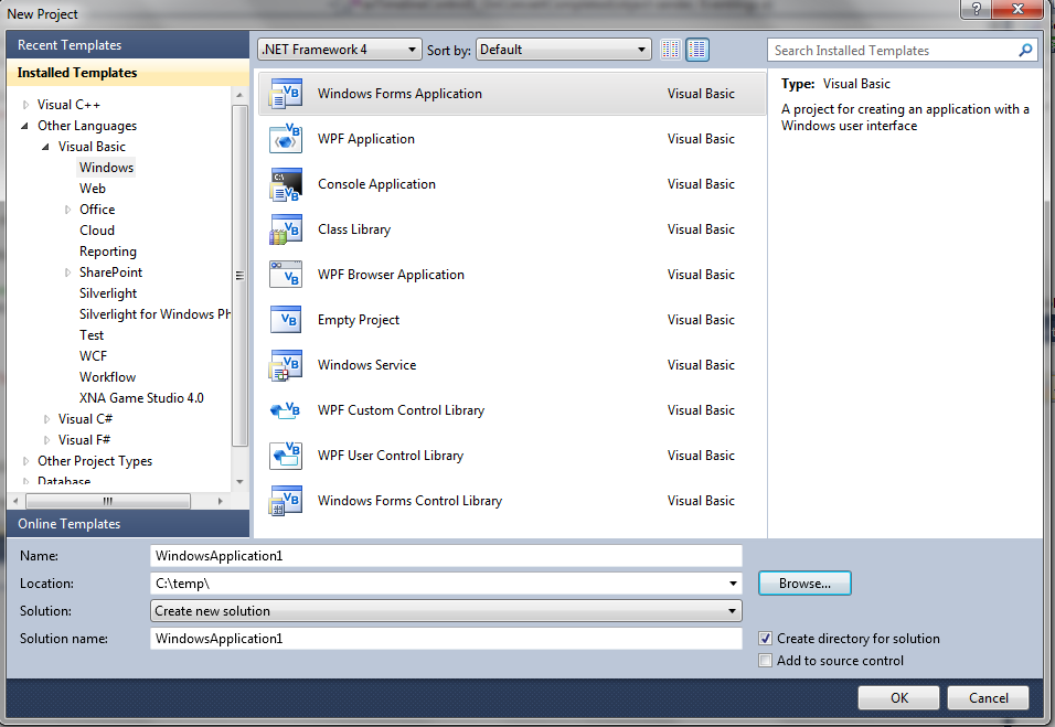 VB.NET Developer Getting Started